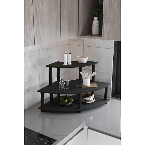 HANAH HOME KUHINJSKA POLICA COUNTERTOP BLACK CENA