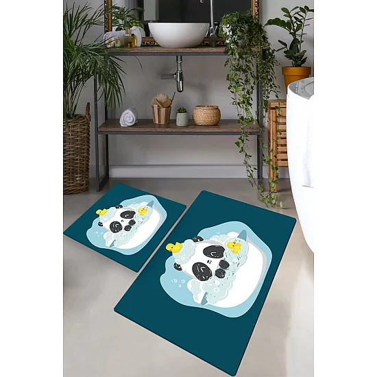 L`ESSENTIEL MAISON SET 2 PROSTIRKE ZA KUPATILO PANDA IN THE WATER