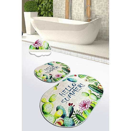 L`ESSENTIEL MAISON SET 2 PROSTIRKE ZA KUPATILO HELLO SUMMER