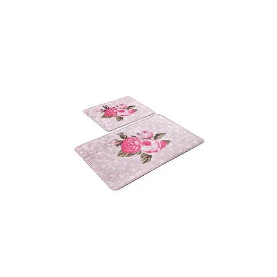 L`ESSENTIEL MAISON SET 2 PROSTIRKE ZA KUPATILO MONET PINK