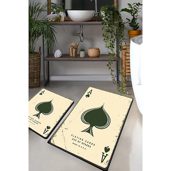L`ESSENTIEL MAISON SET 2 PROSTIRKE ZA KUPATILO PLAYING CARDS
