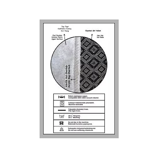 L`ESSENTIEL MAISON SET 3 PROSTIRKE ZA KUPATILO BAINDOS - GREY