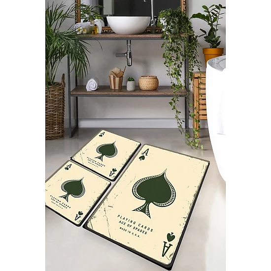 L`ESSENTIEL MAISON SET 3 PROSTIRKE ZA KUPATILO PLAYING CARDS