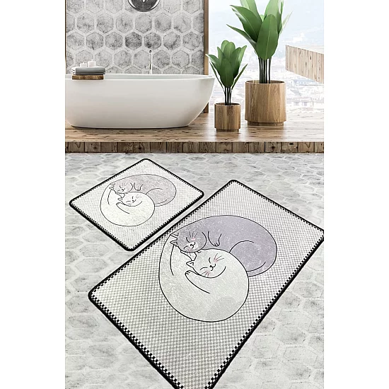 L`ESSENTIEL MAISON SET 2 PROSTIRKE ZA KUPATILO KATT