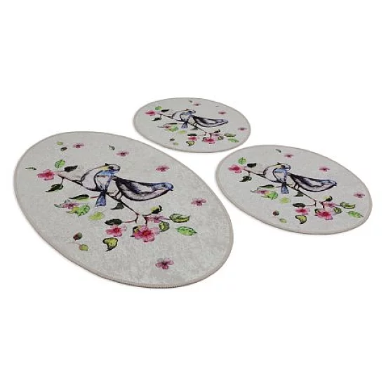 L`ESSENTIEL MAISON SET 3 PROSTIRKE ZA KUPATILO BIRD NEST