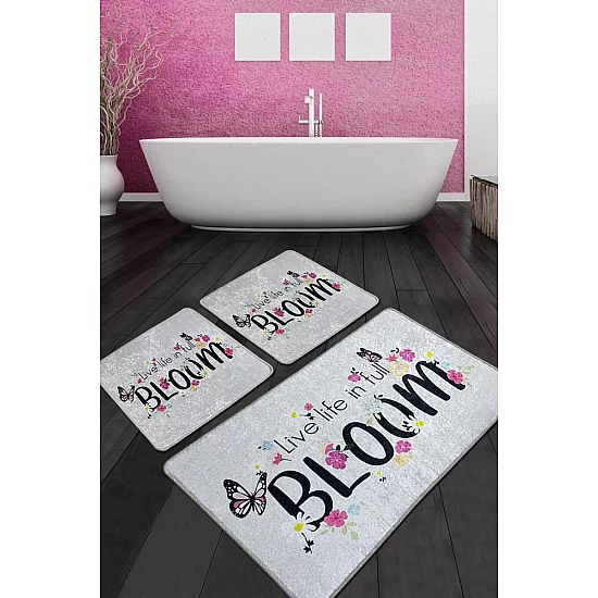 L`ESSENTIEL MAISON SET 3 PROSTIRKE ZA KUPATILO BLOOM DJT