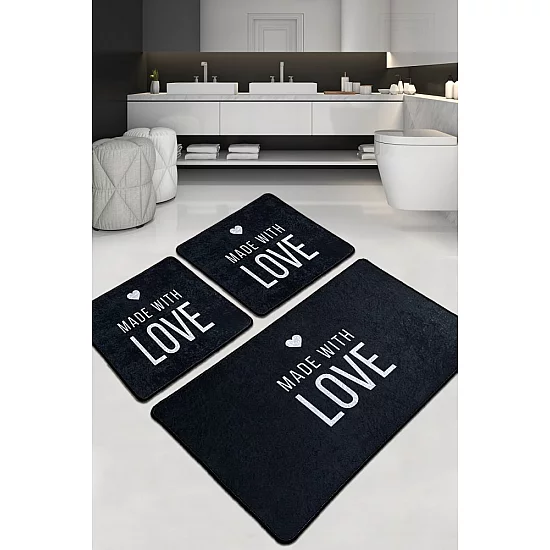 L`ESSENTIEL MAISON SET 3 PROSTIRKE ZA KUPATILO CON AMORE DJT