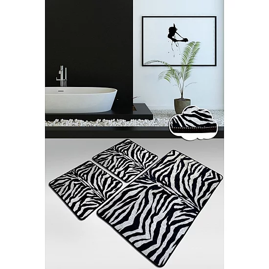 L`ESSENTIEL MAISON SET 3 PROSTIRKE ZA KUPATILO STRIPED
