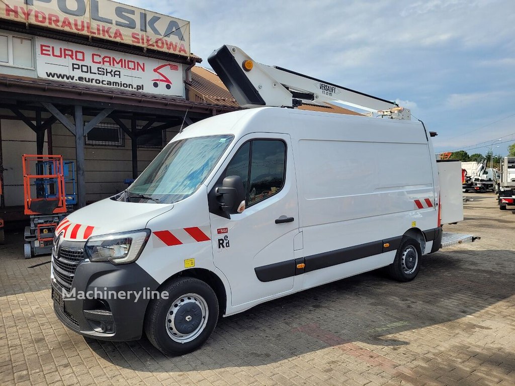 Renault Master - 12,5 m versalift bucket truck boom lift auto dizalica s korpom