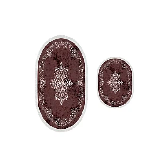 L`ESSENTIEL MAISON SET 2 PROSTIRKE ZA KUPATILO 410616 O CLARET RED