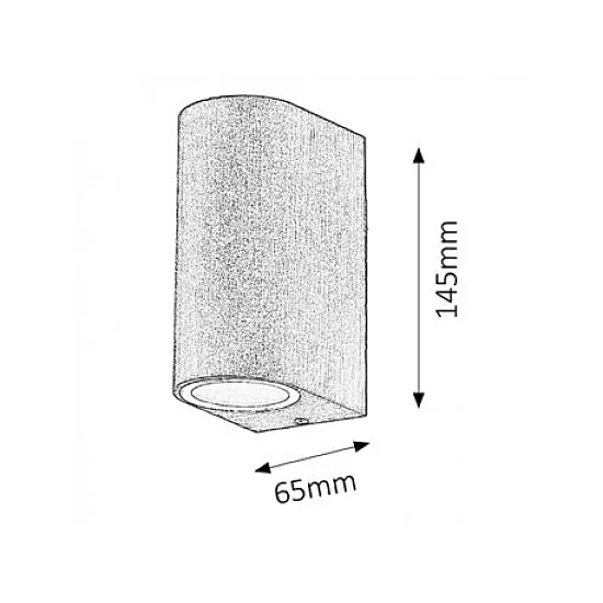 RABALUX CHILE 8019 GU10 ZIDNA LAMPA CENA