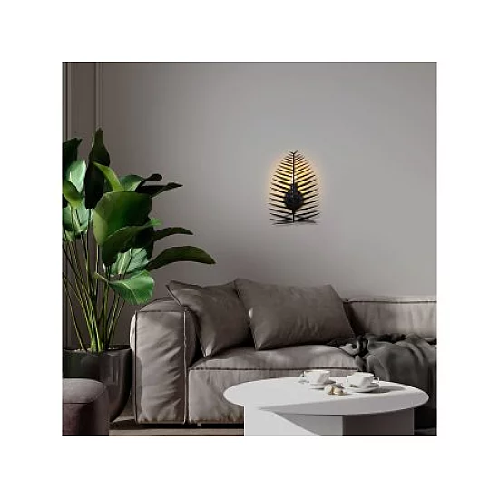 OPVIQ VALL LAMP ZIDNA LAMPA CRNE BOJE LEAF 15321 CENA