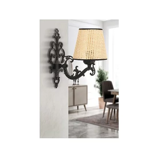 OPVIQ ZIDNA LAMPA CLAIRE CORAL BLACK OAK CENA