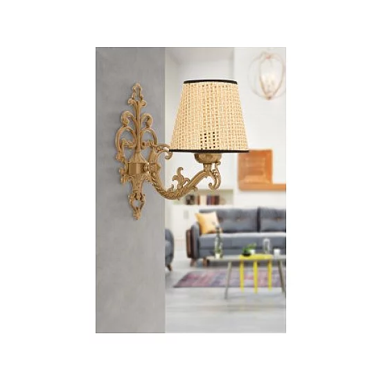 OPVIQ ZIDNA LAMPA CLAIRE CORAL NATURAL GOLD CENA