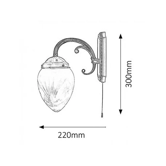 RABALUX ANNABELLA 8631 E14 ZIDNA LAMPA CENA