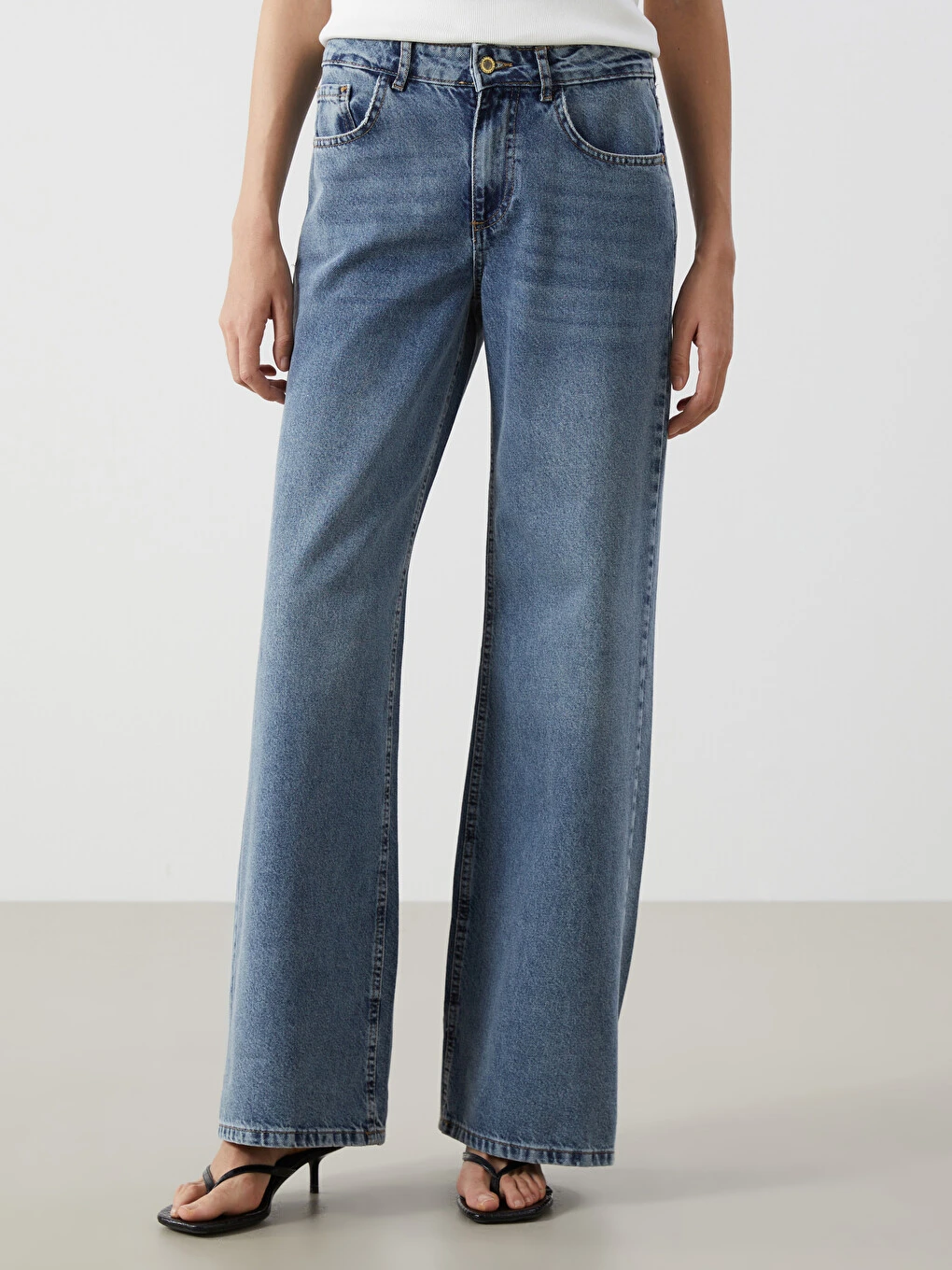 LCW Jeans Ženske Farmerke Širokog Kroja