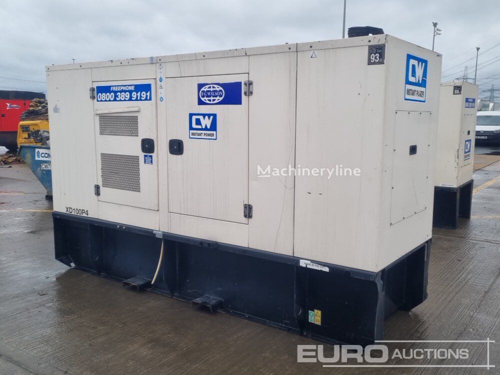 Prodaje se FG Wilson XD100P4 diesel generator na aukciji