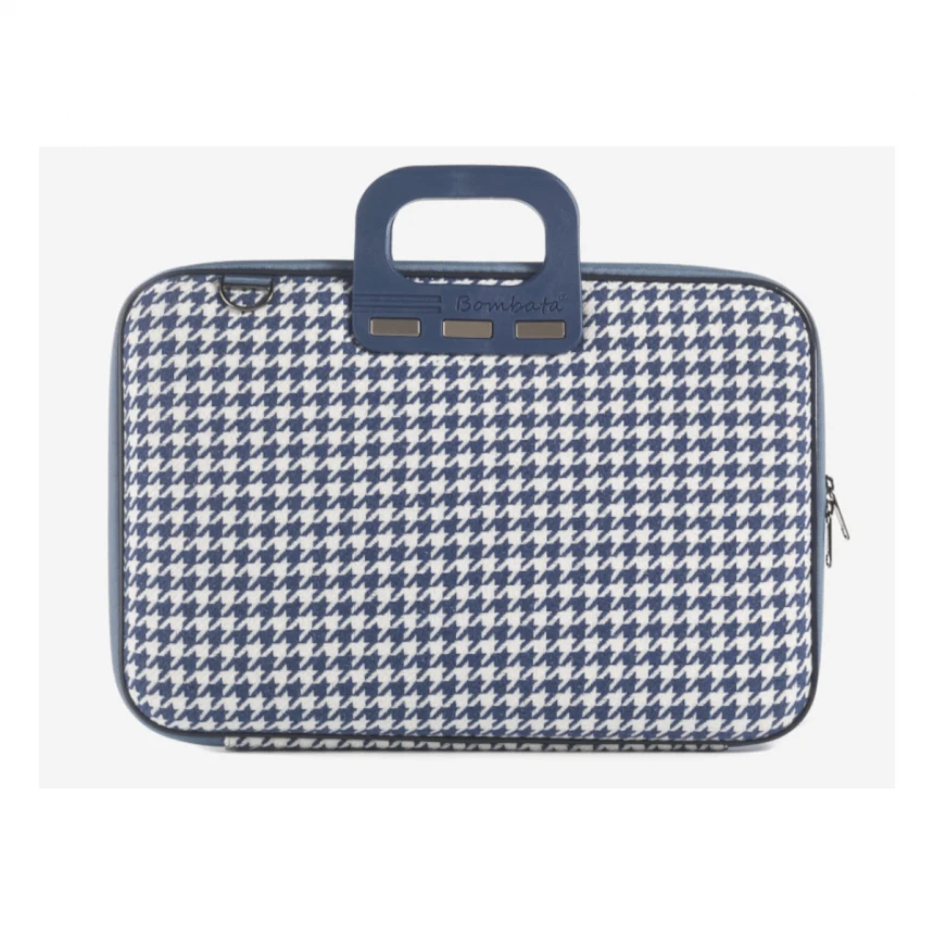 Torba BOMBATA Pied de Poule 15,6" /Dark Blue