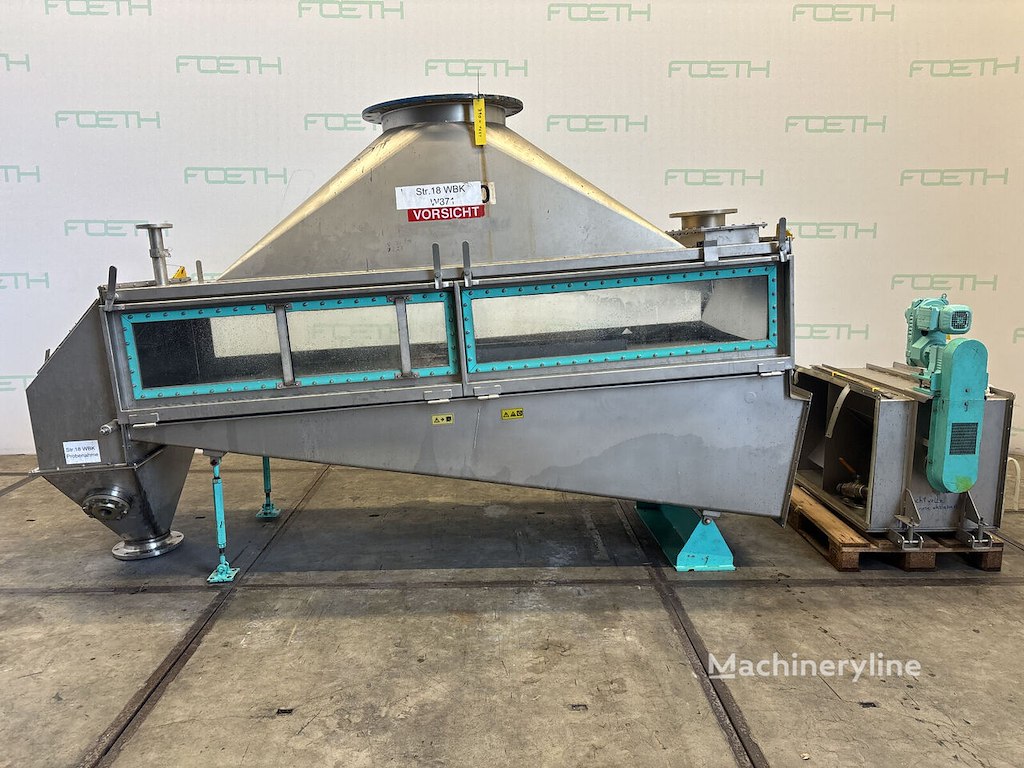 Bühler OTW300 static Fluid bed dryer continuous oprema za sušenje
