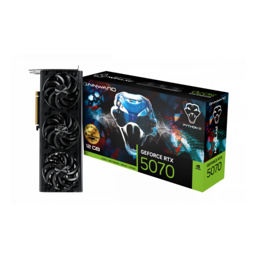 SVGA Gainward RTX 5070 Python III OC 12GB GDDR7 192bit, NE75070S19K9-GB2050T