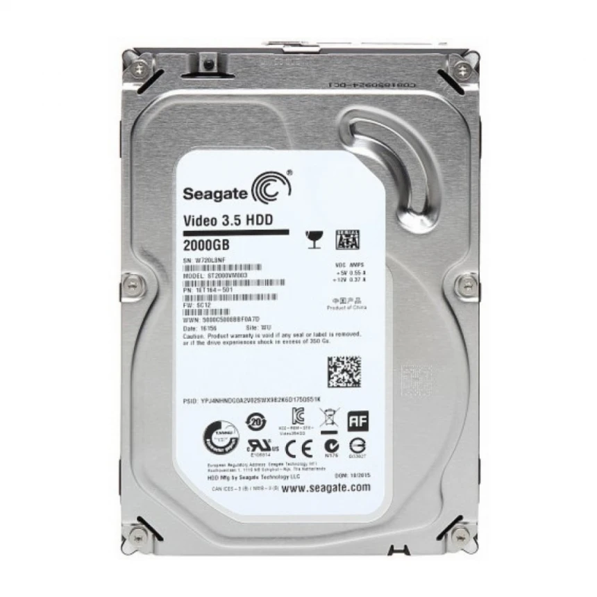 HDD 3.5 * 2TB ST2000VM003 SEAGATE 5900RPM Video DVR NCQ 24x7 64MB SATA3 (3299)