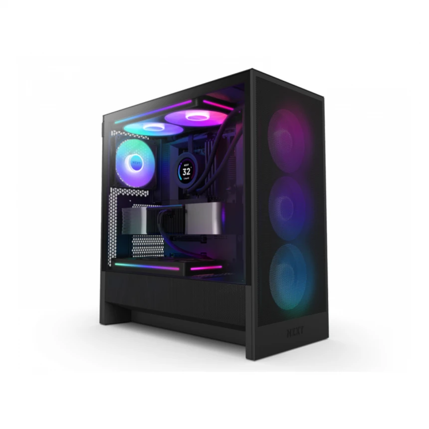 Tower NZXT H5 Flow RGB Gaming kuciste crno (CC-H52FB-R1) CAS02579
