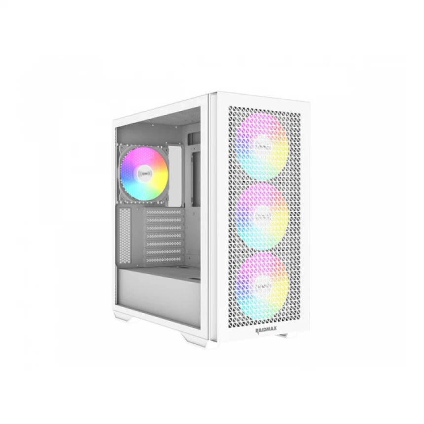 Kućište Raidmax Meshiah X605 Full Tower 4 x ARGB fan/Beli/X605TWF WT