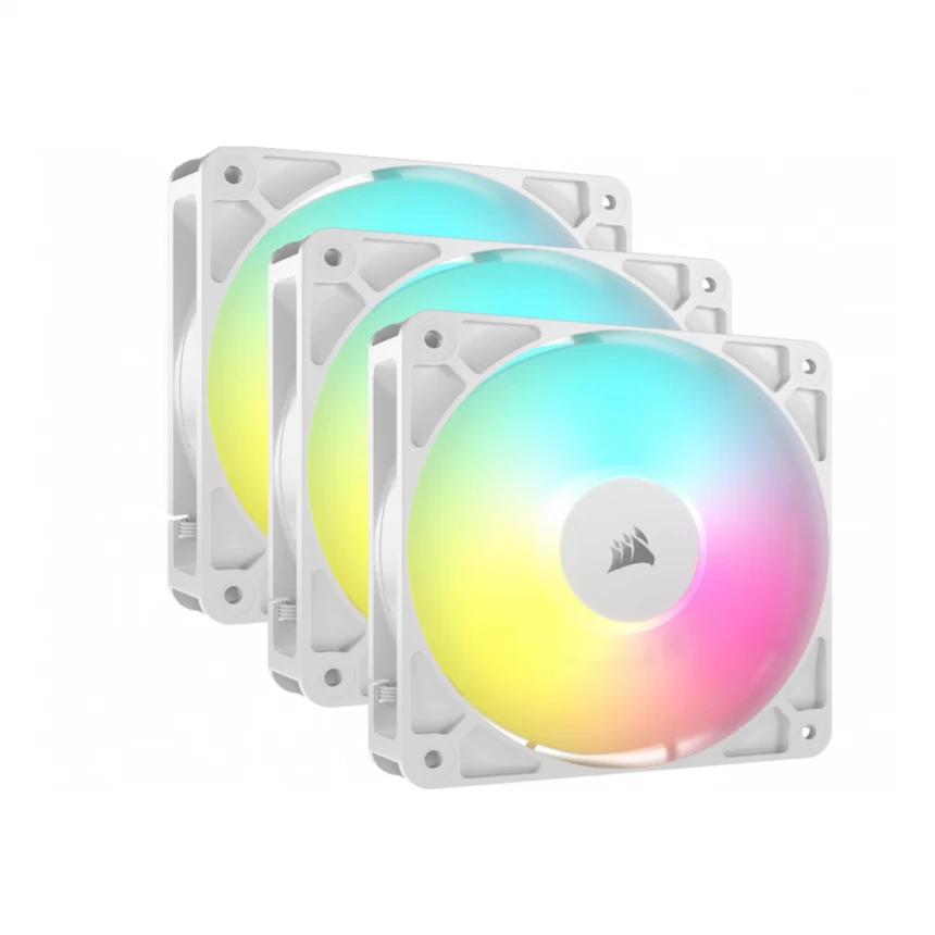 Ventilator CORSAIR RS120 ARGB/ 120mm ARGB Fan/Triple Pack/bela