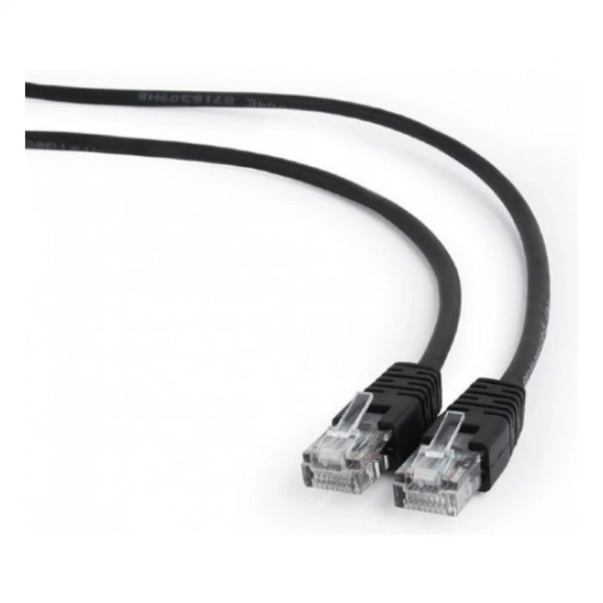 PP12-1M/BK Gembird mrezni kabl, CAT5e UTP Patch cord1m, black