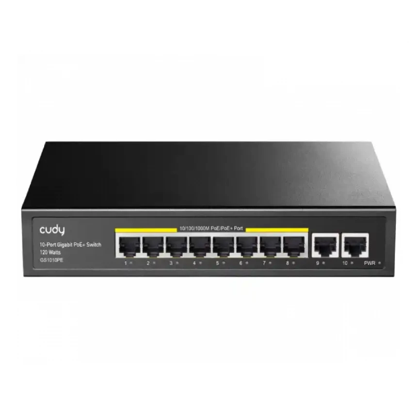 Svič 10/100/1000 10-port Cudy GS1010PE