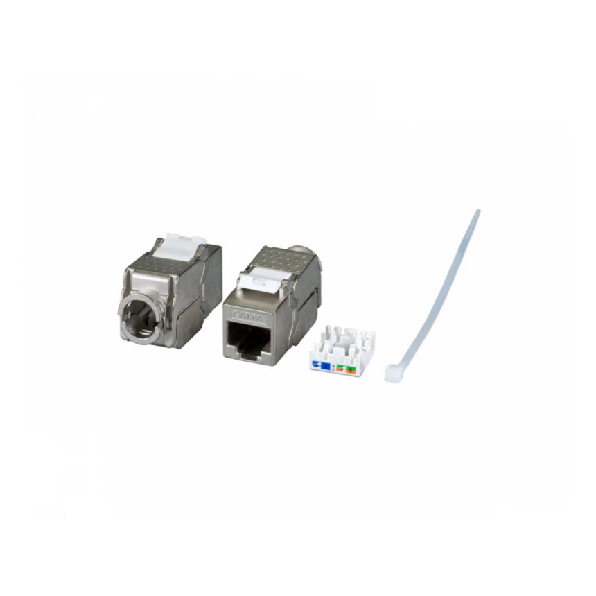 MAXPRO LINE Modul RJ45 Cat6a metalni,500MHz-10GbE FA-2620KSF-8-C6A