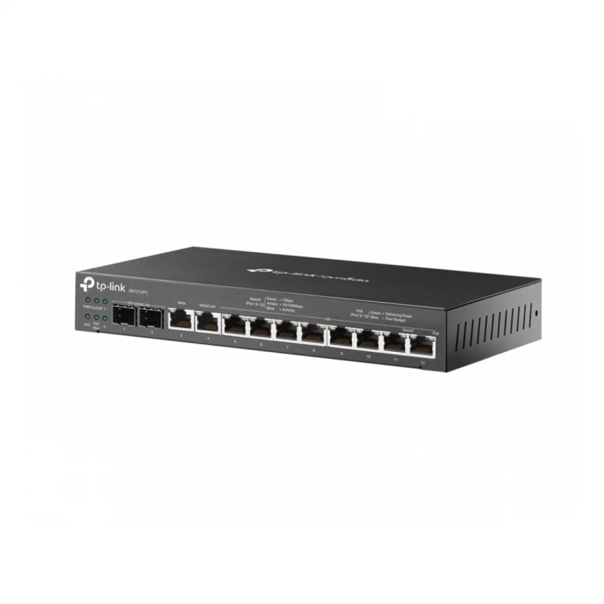 TP-LINK ER7212PC 3U1 kontroler+VPN Firewall ruter+Poe switch