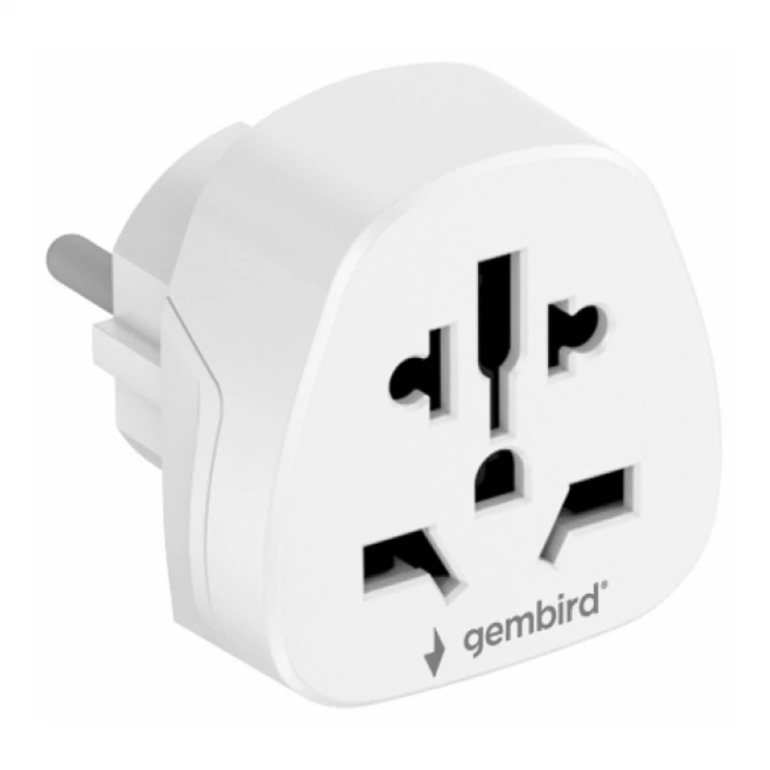Travel adapter A-AC-EUMINTF Gembird EU suko 10A