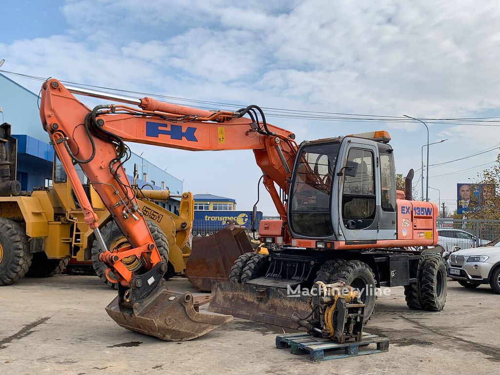 Fiat-Kobelco EX135W+Rototilt bager točkaš