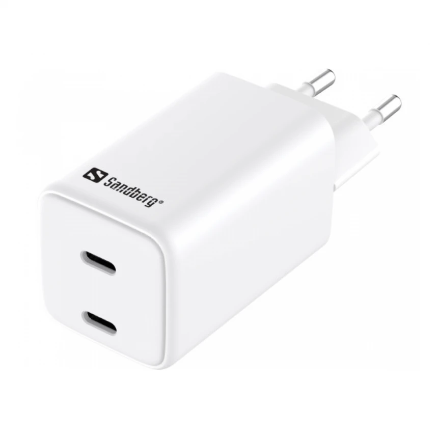 USB auto punjač Sandberg 441-56 Dual USB-C PD 65W