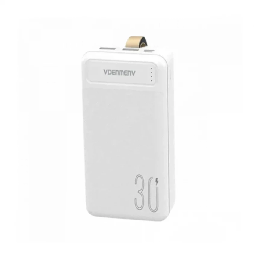 Power bank Denmen DP17 30000Mah 1xType C/2xUSB-A/1xMicro USB