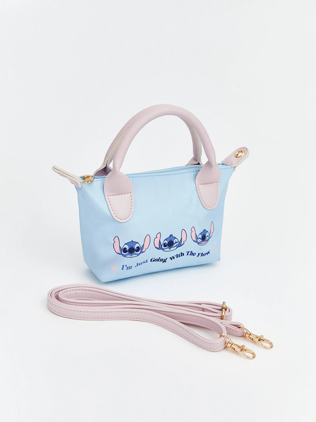 LCW ACCESSORIES Torba Za Rame Za Devojčice Sa Printom Lilo I Stitch.
