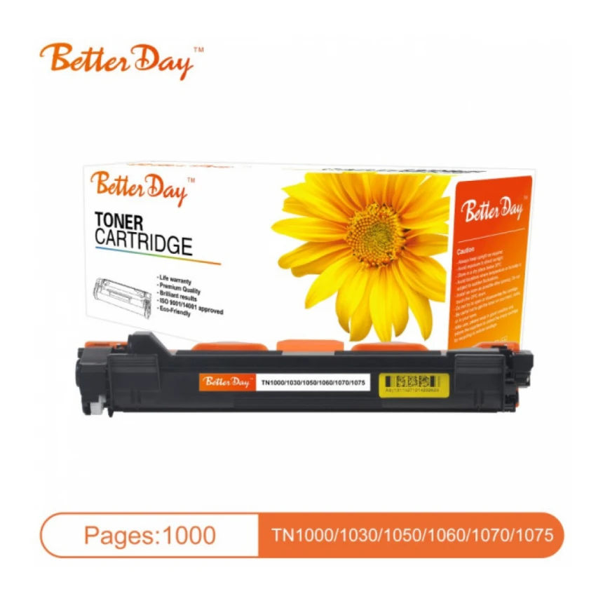 Toner BetterDay TN-1030 / 1000 / 1050 / 1060 / 1070 / 1075 zam. kaseta za Brother 1k