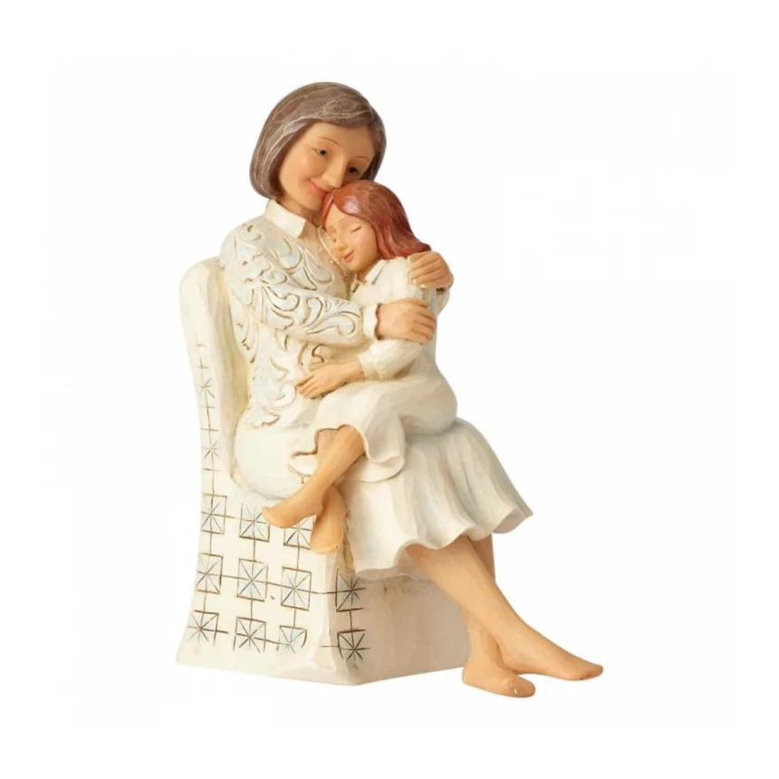 Grandmother W/Child Figurine