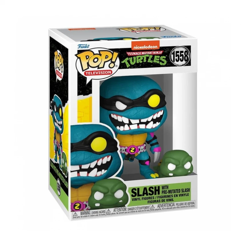 Funko POP! & Buddy: TMNT – Slash & Pre-mutated Turtle Slash