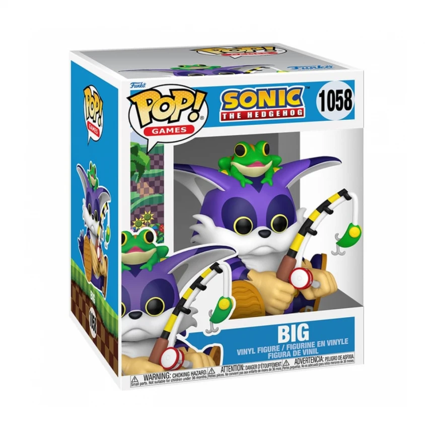 Funko POP! Super: Sonic - Big The Cat w/Froggy