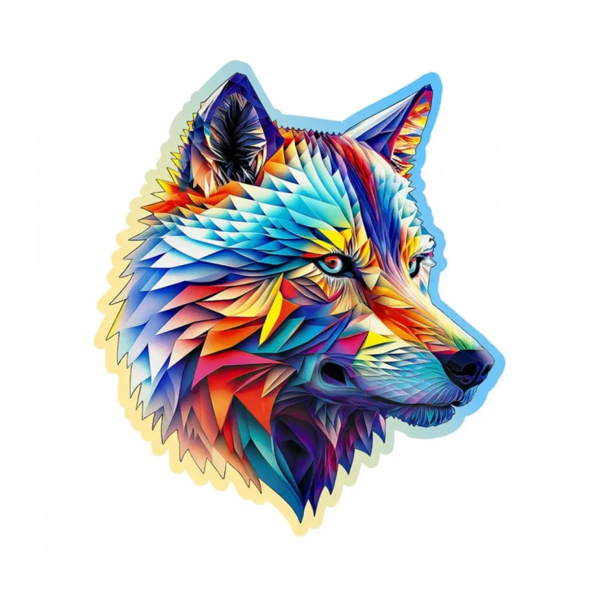 Classy Wolf Wooden Puzzle L (250 Pieces)