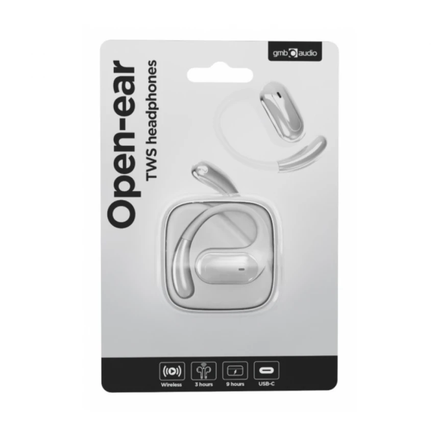 OWS-01-W Gembird bluetooth V5 open-ear slusalice, TWS, white