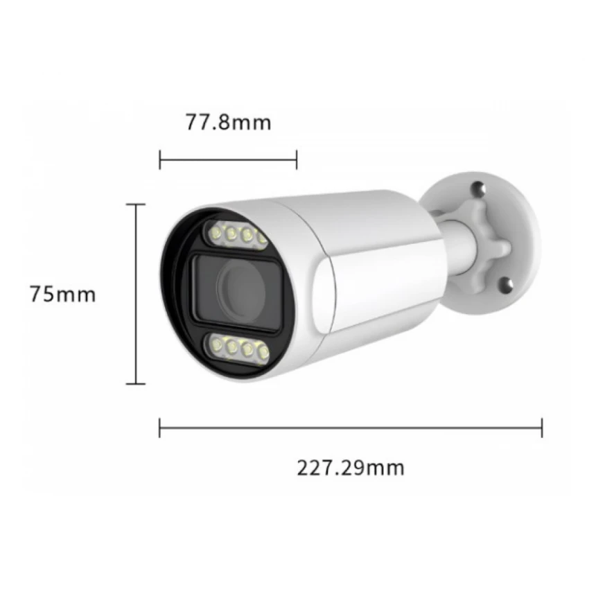 CAM-IP5MP-HAY70A GMB Kamera 5 mpix HiEasy App, Human detection, Full Color, Motor Zoom 2.8-12mm, Mic