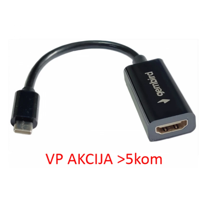 Adapter Gembird Type-C na HDMI A-CM-HDMIF-03 adapter-kabl 11cm