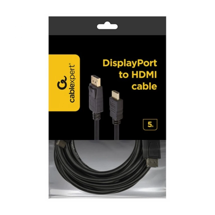 CC-DP-HDMI-5M Gembird DisplayPort na HDMI digital interface kabl 5m