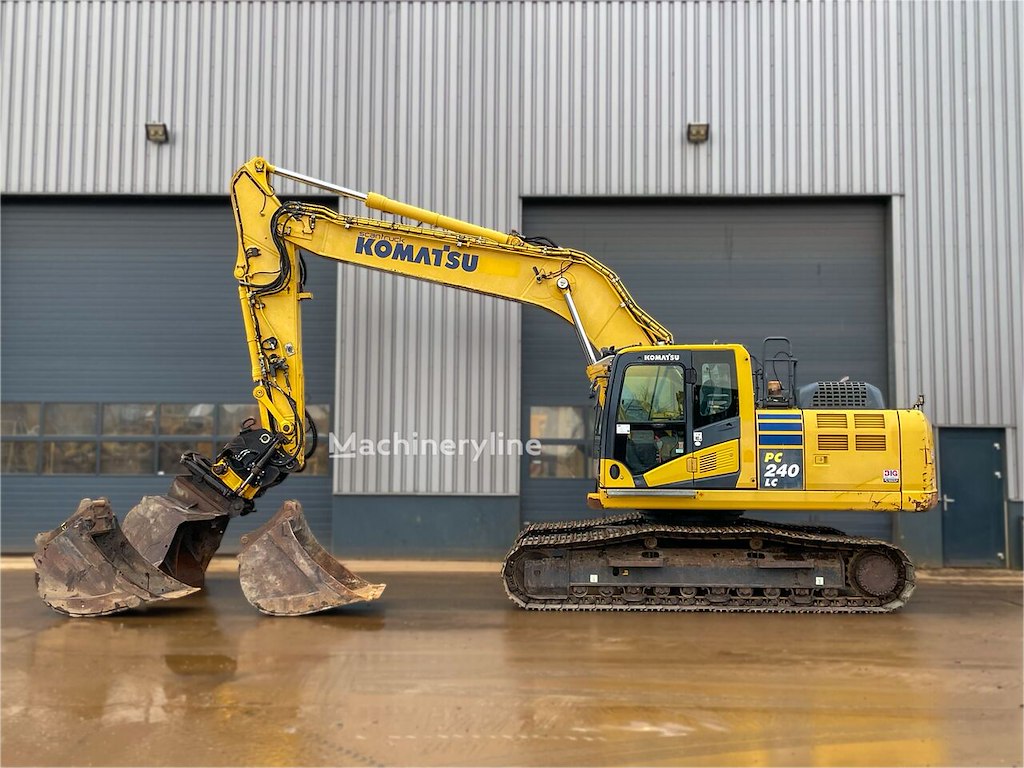 Komatsu PC240LC-10 Engcon and 3 x bucket bager guseničar