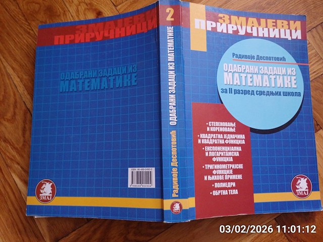 DESPOTOVIĆ, ODABRANI ZADACI IZ MATEMATIKE