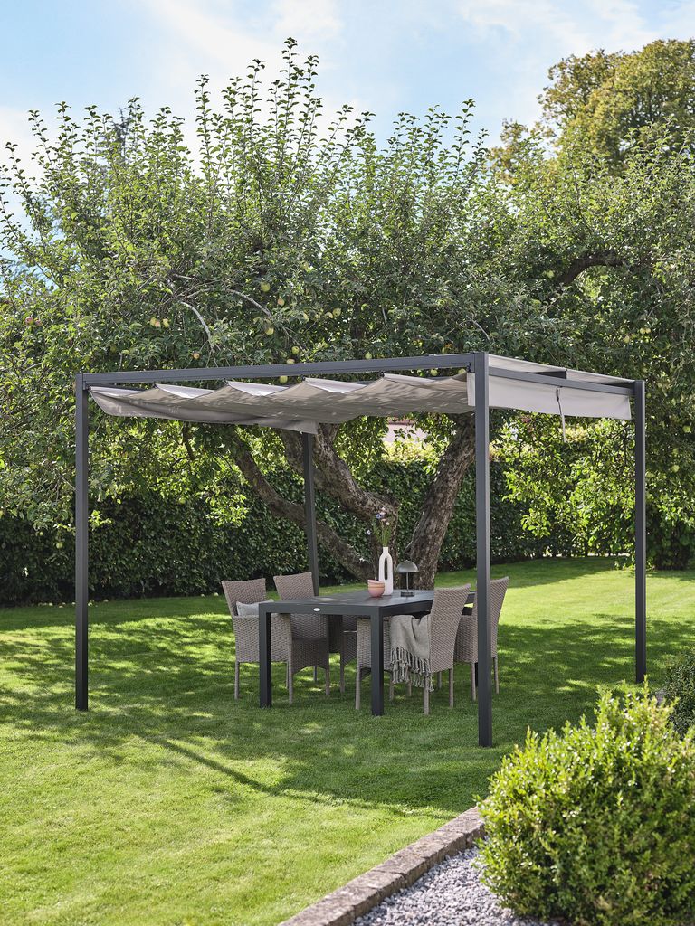 Pergola HJORTEMOSE Š3xD3xV2,3m svetlo siva