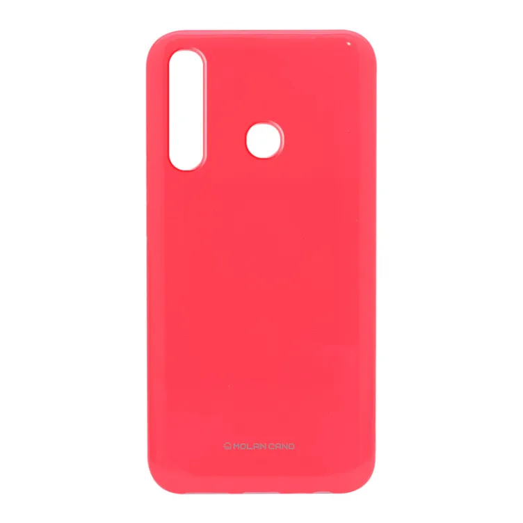 Maska Flash Powder za Huawei P40 Lite E/ Y7p pink